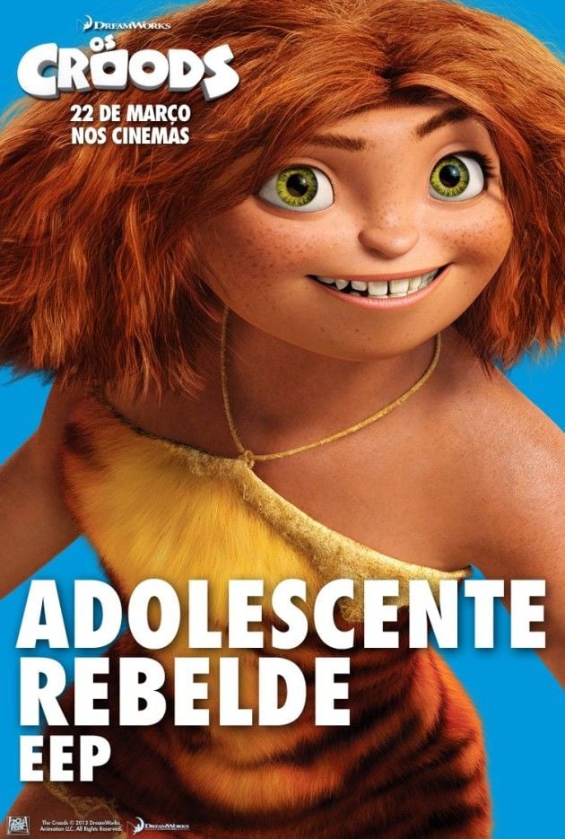Cartazes nacionais revelam os personagens de Os Croods - Notícias de ...